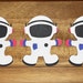 Planet Die Cut Set of 3, Space Die Cuts, Space Party - Etsy