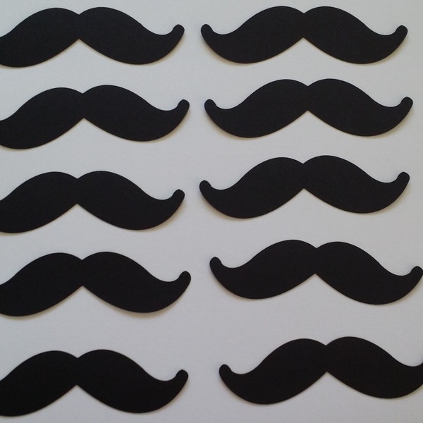 Mustache Diecuts - Etsy