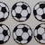 Football Die Cut Set of 6 - Etsy