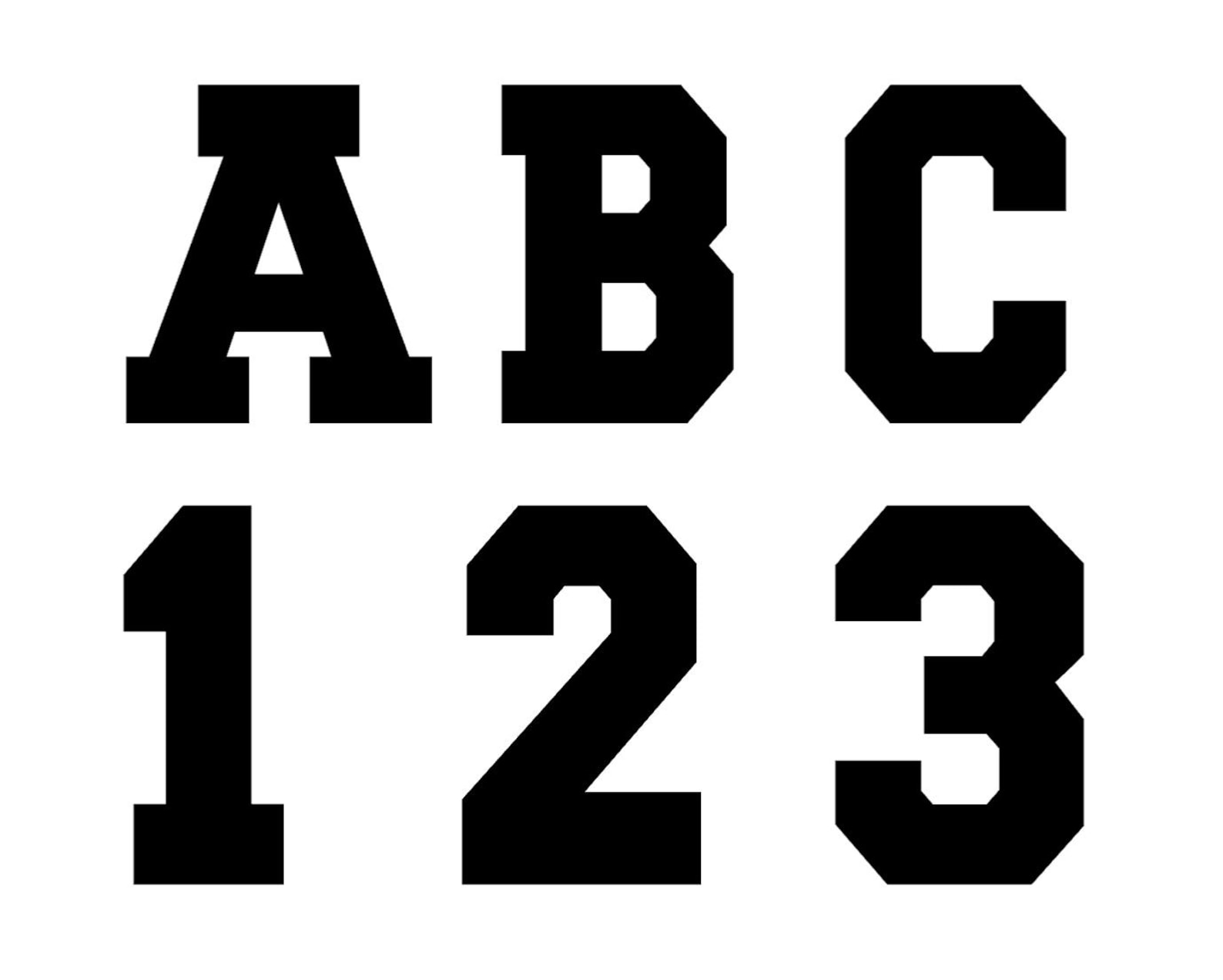 Sport Varsity Letters, Letter and Number Die Cuts, Bulletin Board Die ...