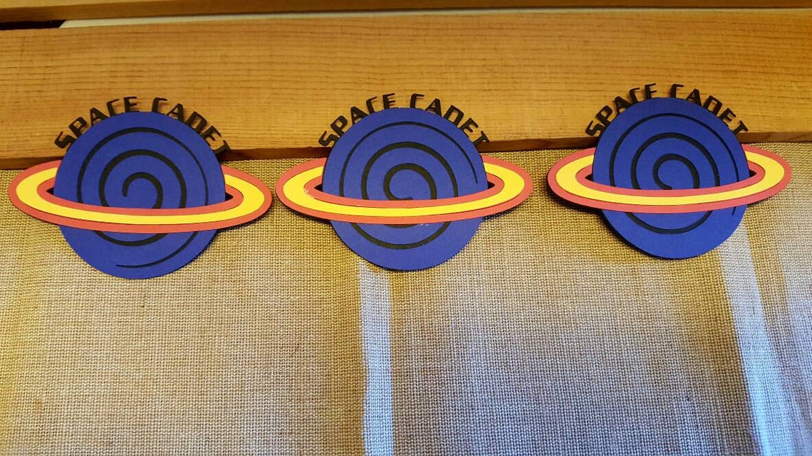 Planet Die Cut Set of 3 Space Die Cuts Space Party | Etsy