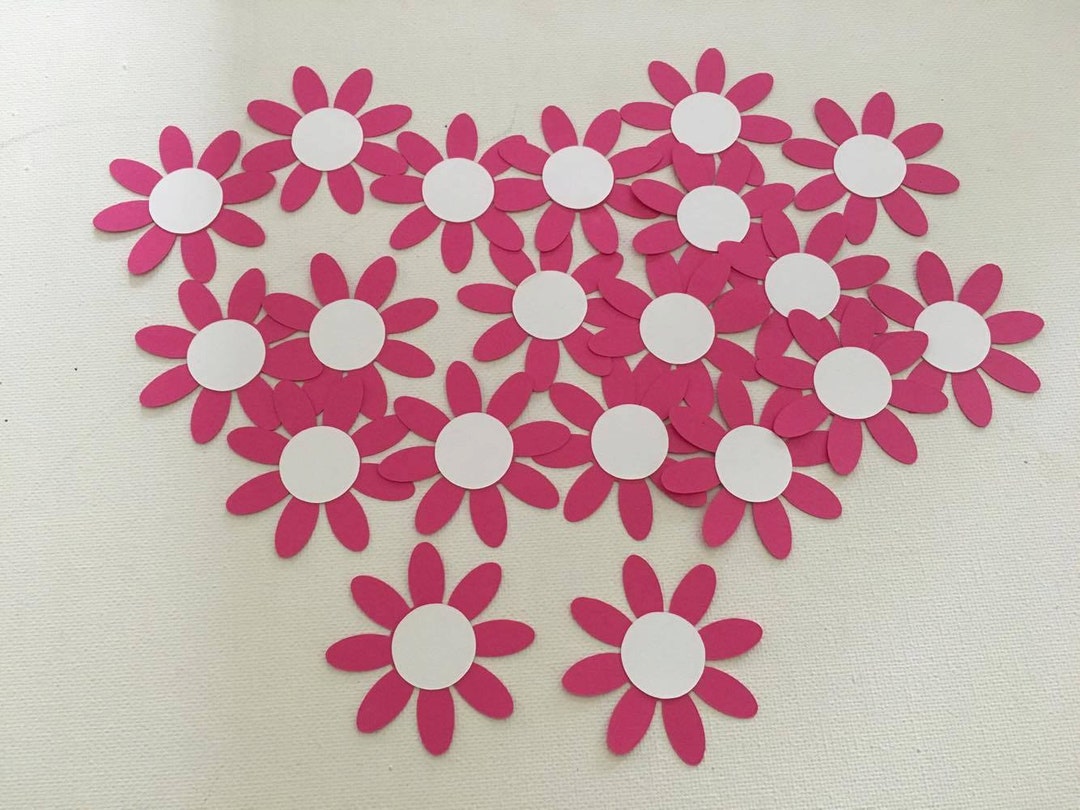 Daisy Die Cut Set of 25 - Etsy