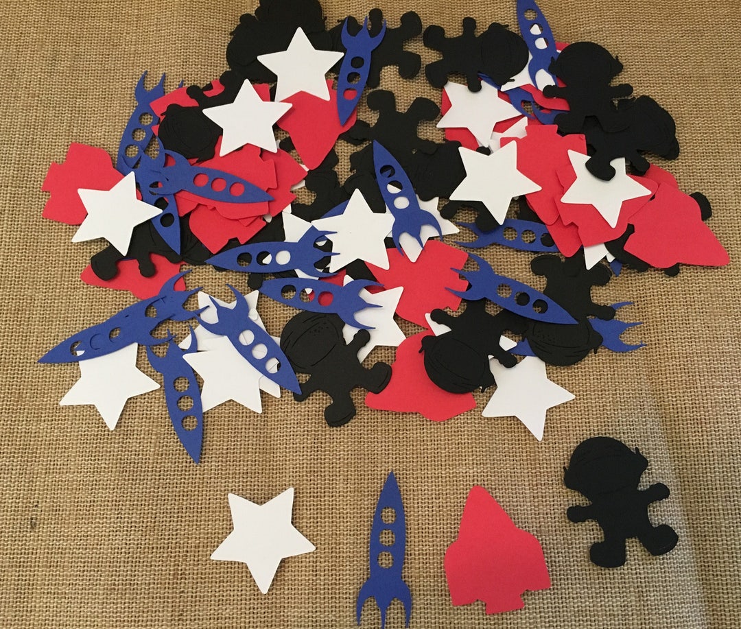 100 Piece Space Theme Confetti, Space Theme Party, Space Party Confetti ...