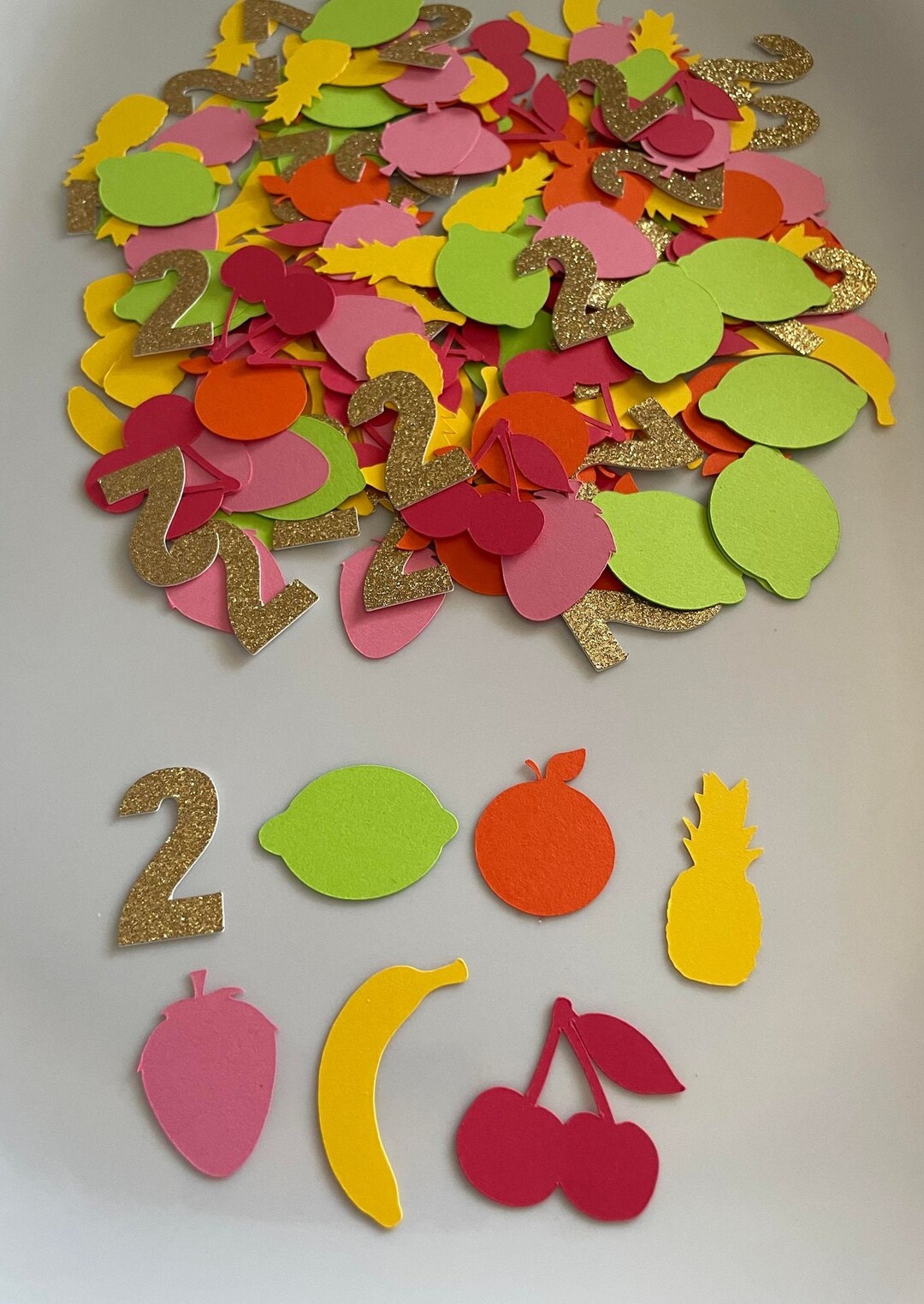 175 Piece Two-tii Frutti Confetti, Tutti Fruitti Birthday, Tutti Frutti ...