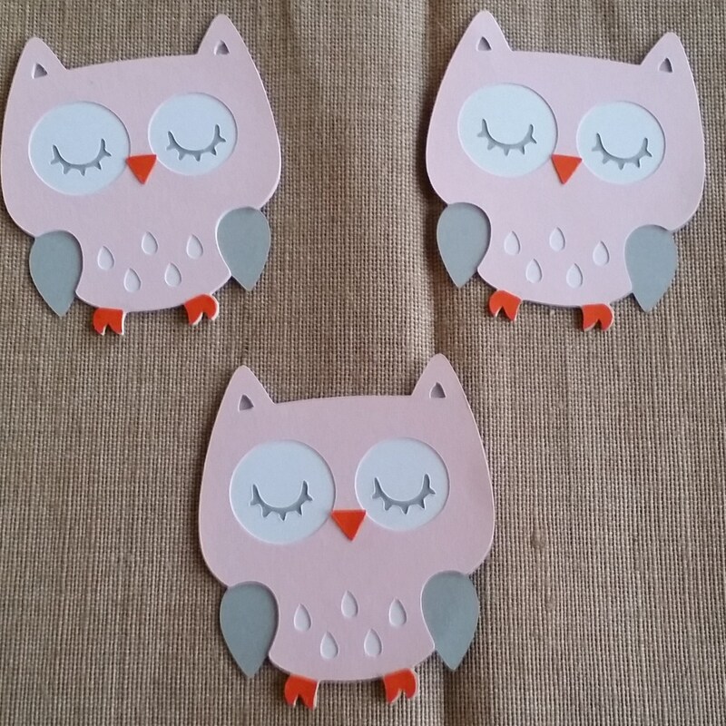 Owl Diecuts - Etsy