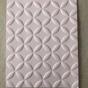 Set of 5 Embossed Circle Illusion Cards, Card Making, Embossed Cards ...