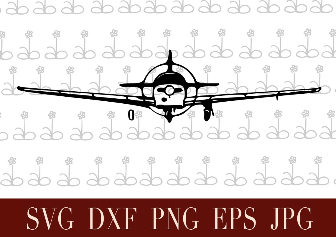 Digital File of a Mooney M20J General Aviation Airplane - Front View ...