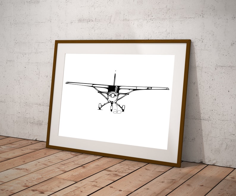 Digital File of Airplane Cessna 150 - Digital Download Printable - Etsy