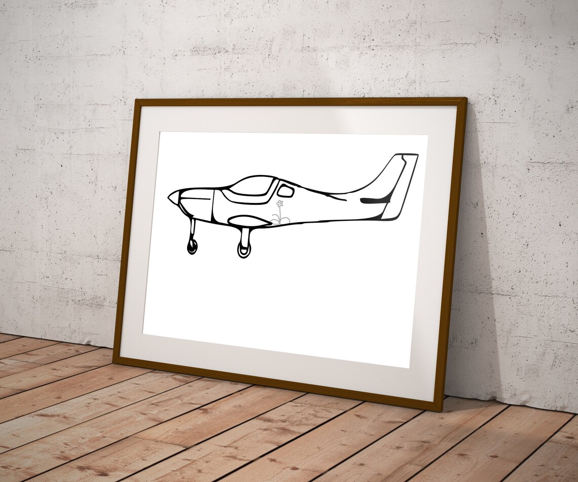 Digital File of Lancair Legacy Aeroplane - Digital Download Printable ...
