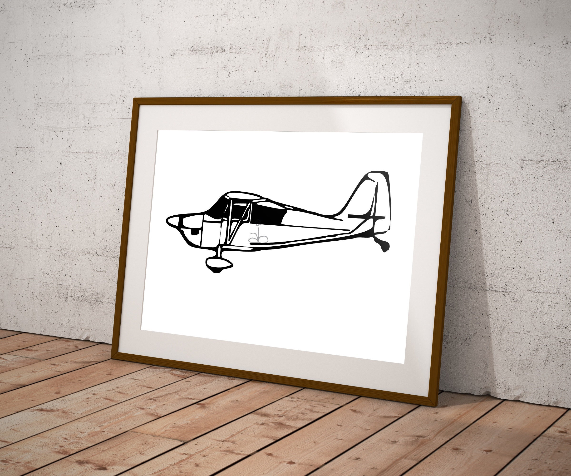 Digital File of Citabria Airplane - Digital Download Printable - Etsy