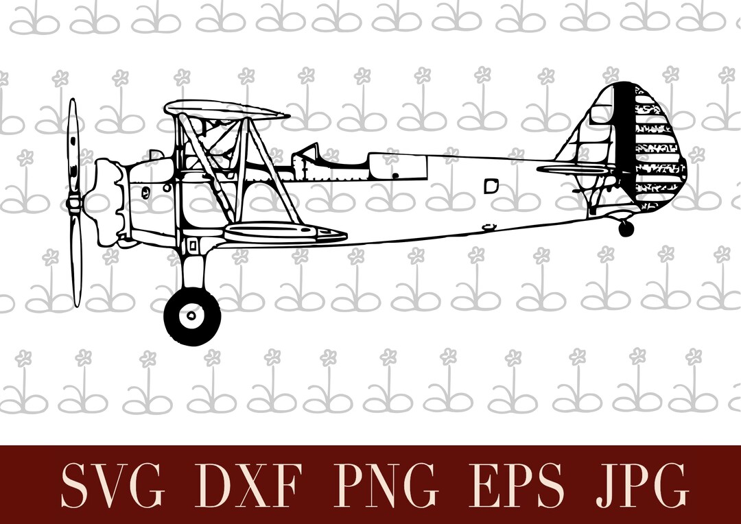 Digital File of Boeing Stearman Vintage Biplane - Digital Download ...