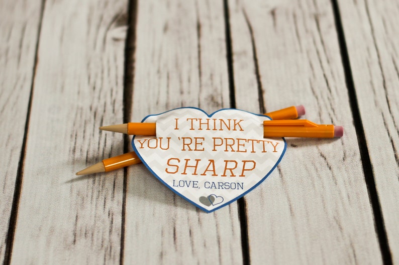 Valentine Printable I Think You're Pretty SHARP - Etsy