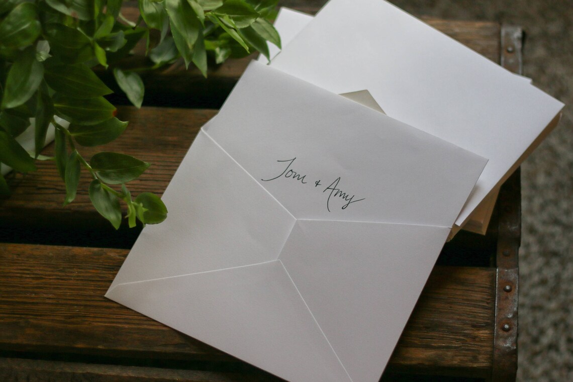 Double Envelopes Inner/outer Envelopes Size 5 1/4 X - Etsy