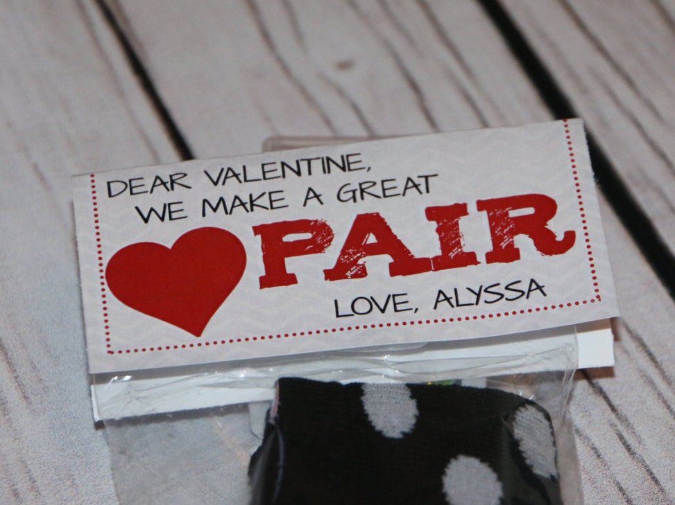 Valentine Printable We Make A Great Pair INSTANT DOWNLOAD - Etsy