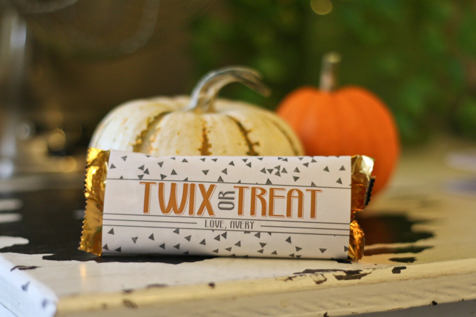 Fall Printable - TWIX or TREAT- Candy Bar Wrapper - Personalized - Etsy