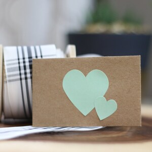 Mint Green Mini Heart Stickers ~ Soft Green Hearts ~ Light Green Heart ...