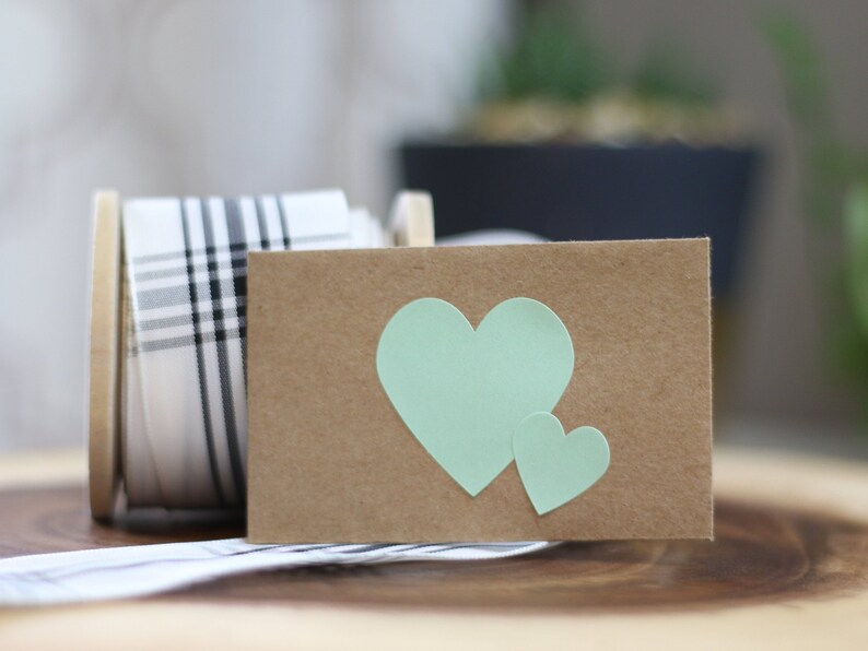 Mint Green Mini Heart Stickers ~ Soft Green Hearts ~ Light Green Heart ...
