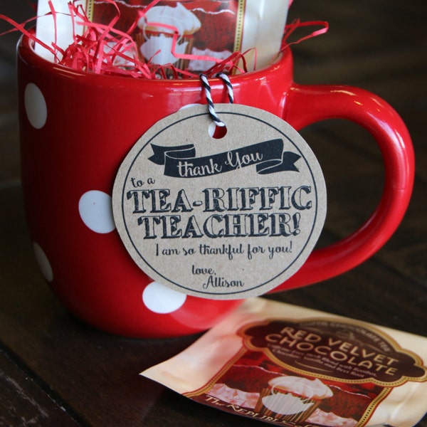 Tea Riffic Teacher Printable - Etsy