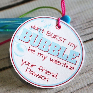 Valentine Printable - Don't BURST My BUBBLE - Be My Valentine - Instant ...