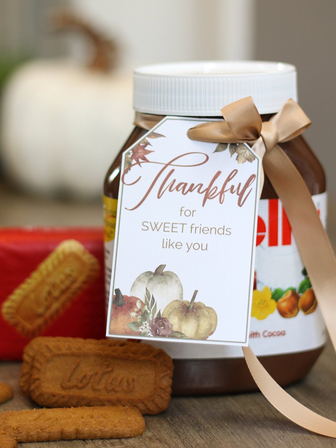 FRIENDS Gift Tag Thankful for SWEET FRIENDS Like You Fall | Etsy