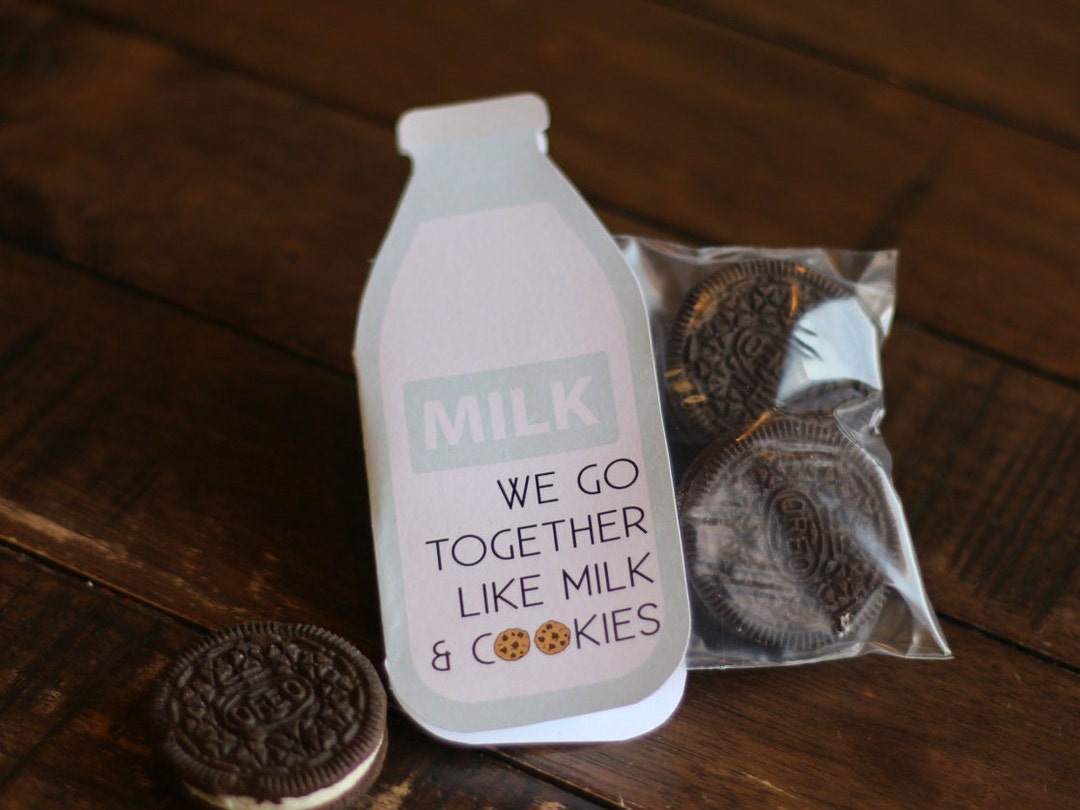 Valentine Printable - We Go Together Like MILK and COOKIES ...