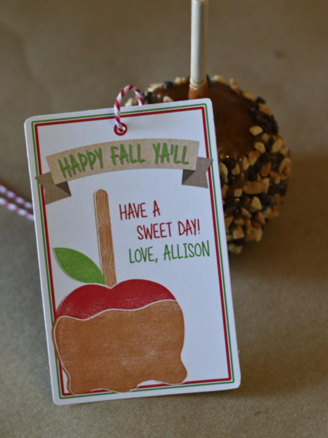 Fall Printable Party Favor Happy Fall Ya'll Have a - Etsy