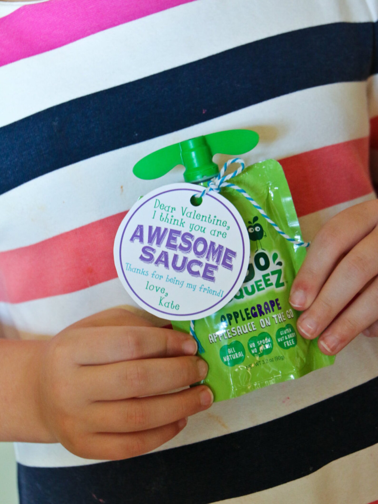 Valentine Printable - I Think You Are AWESOME SAUCE! - Instant Download ...