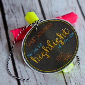Valentine Printable - You Are the HIGHLIGHT of My Day! - Instant ...
