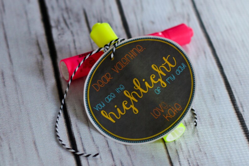 Valentine Printable You Are the HIGHLIGHT of My Day - Etsy