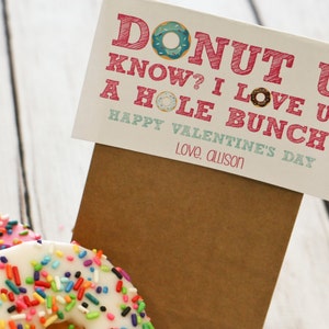 Valentine Printable - DONUT You Know - I LOVE You a HOLE Bunch ...