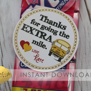 Valentine Printable - Bus Driver Valentine/thank You - THANKS for Going ...