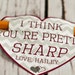 Valentine Printable - I Think You're Pretty SHARP - INSTANT DOWNLOAD ...