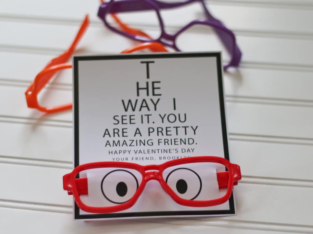 Valentine Printable - the Way I SEE It. You Are a Pretty Amazing Friend ...