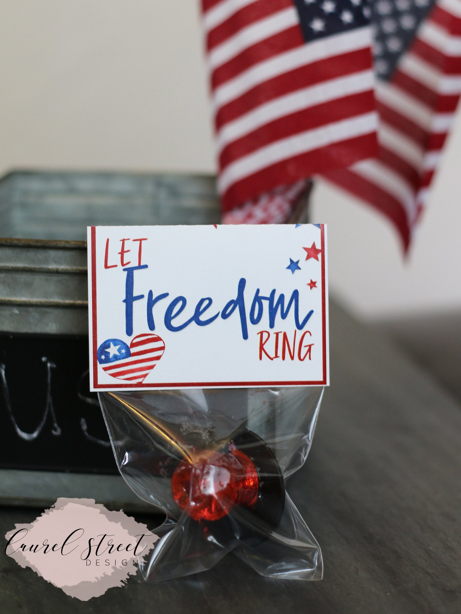 Let FREEDOM Ring Instant Download 4th of July Party Favor Patriotic ...