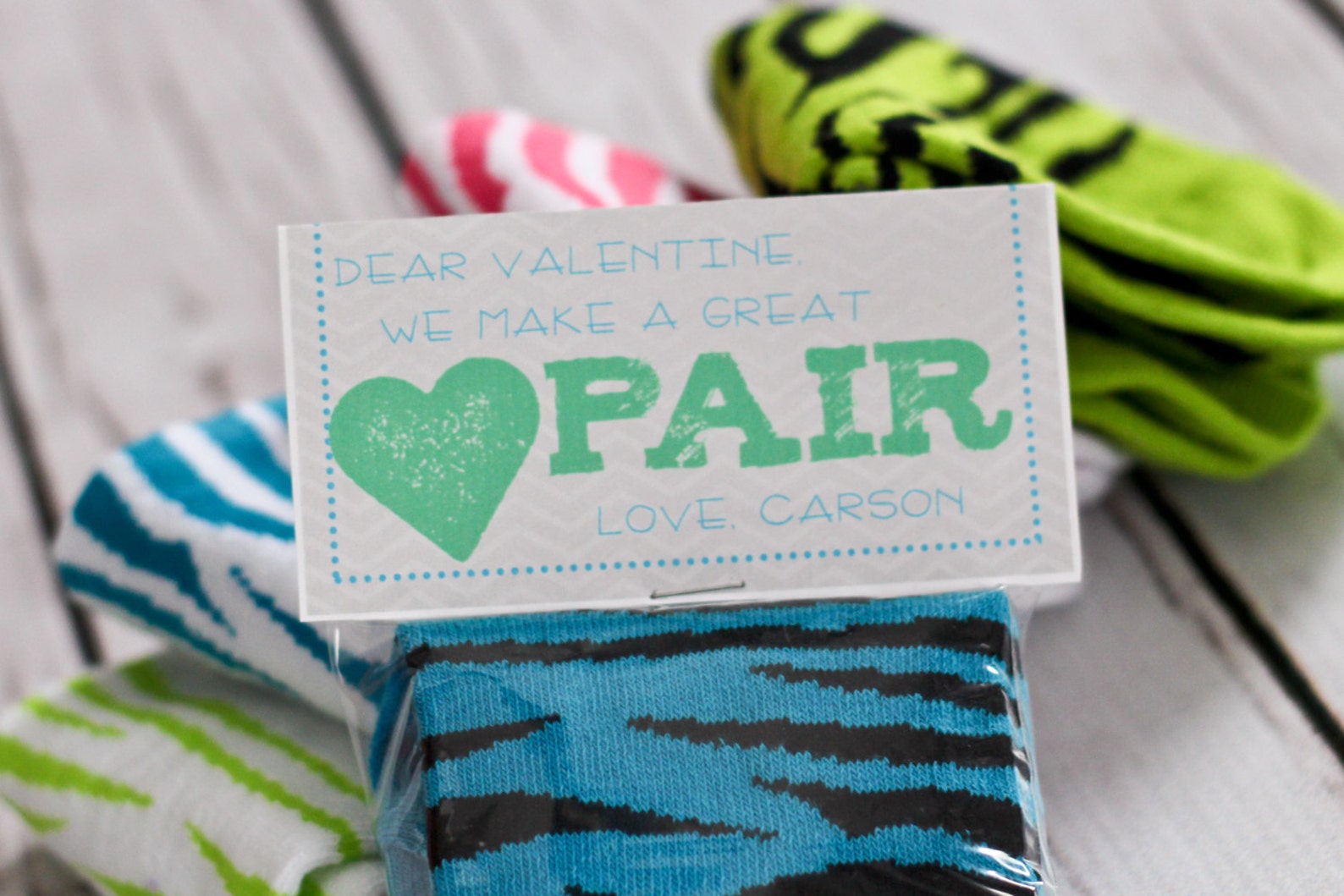 Valentine Printable We Make A Great Pair PERSONALIZED - Etsy