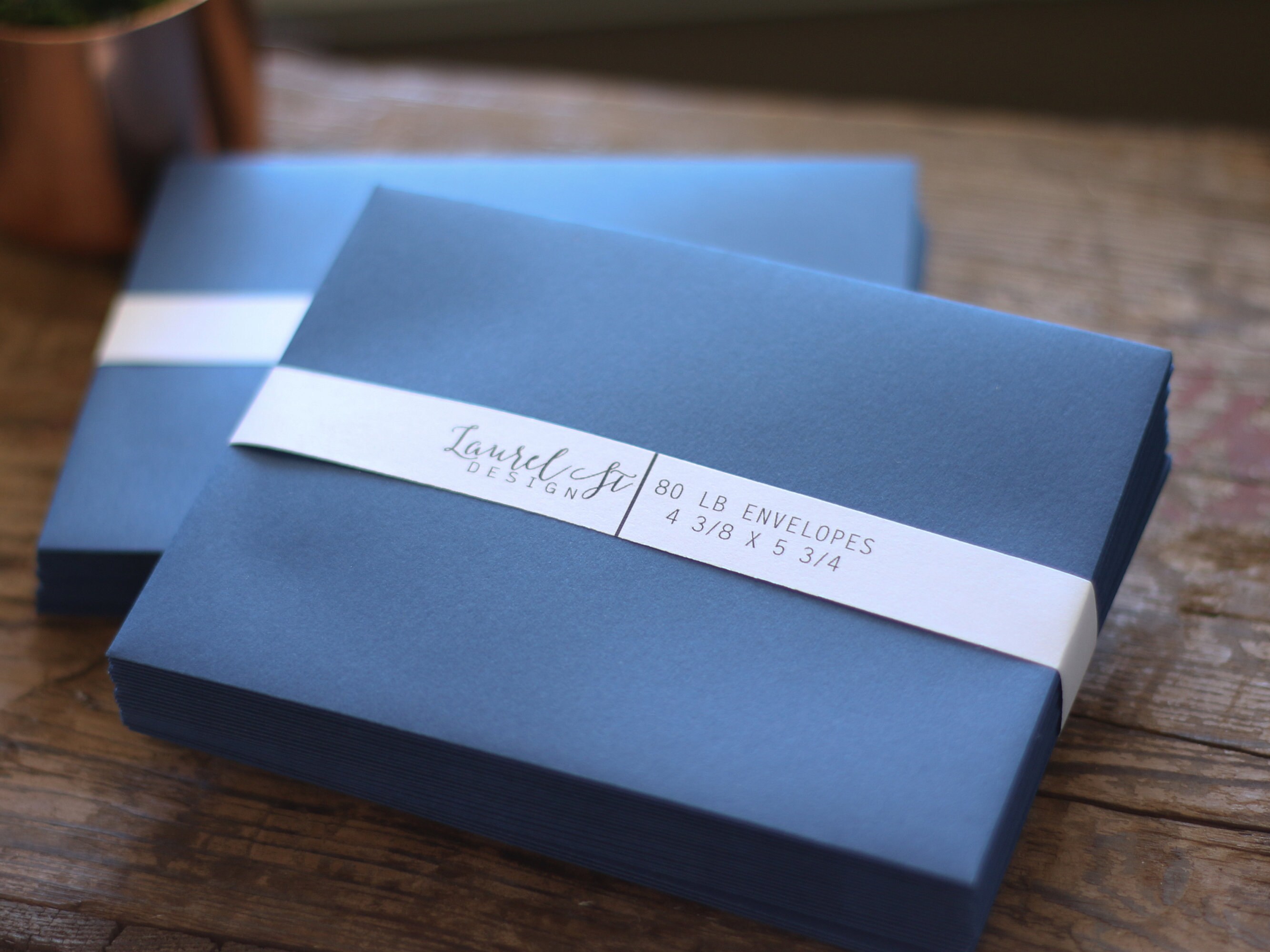 NAVY A2 Envelopes Invitation Envelope A2 4 3/8 x | Etsy