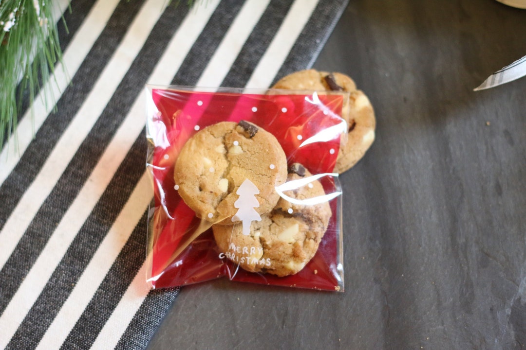 Merry Christmas Treat Bags - Christmas Tree Treat Bags - Pkg of 100 ...