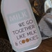 Valentine Printable - We Go Together Like MILK and COOKIES - Instant ...