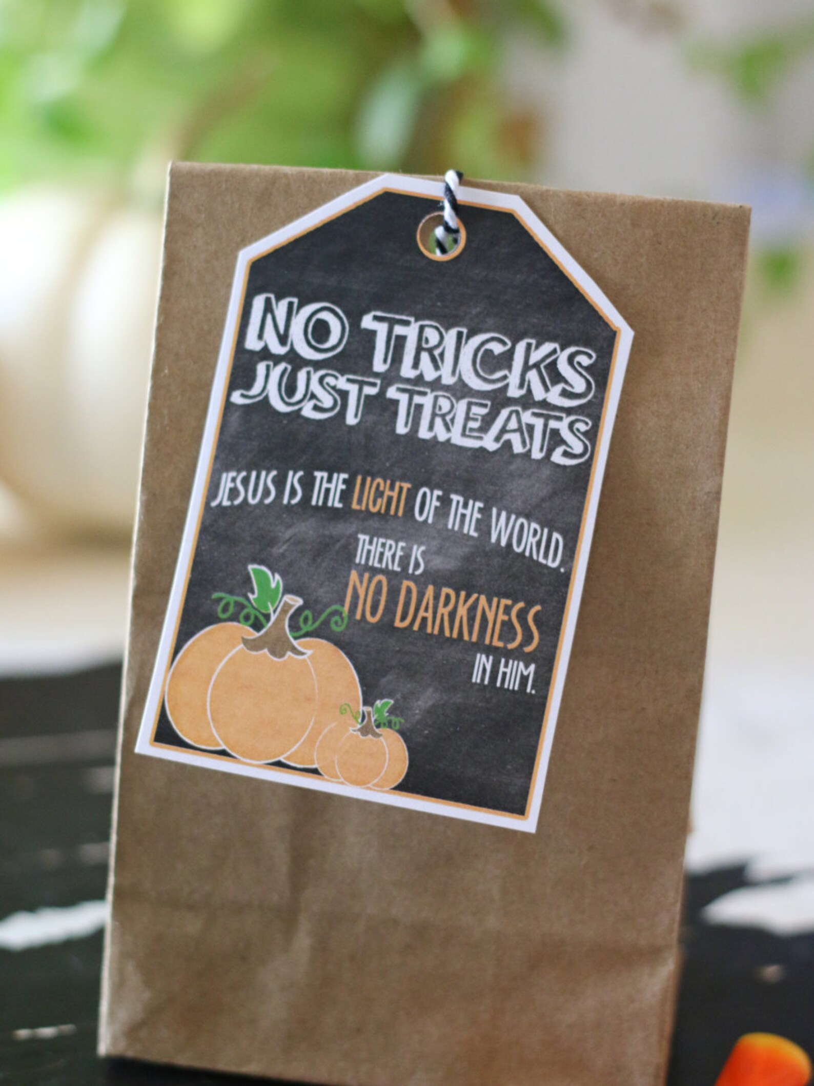 Fall Printable - No Tricks Just Treats - Treat Bag Topper - Etsy