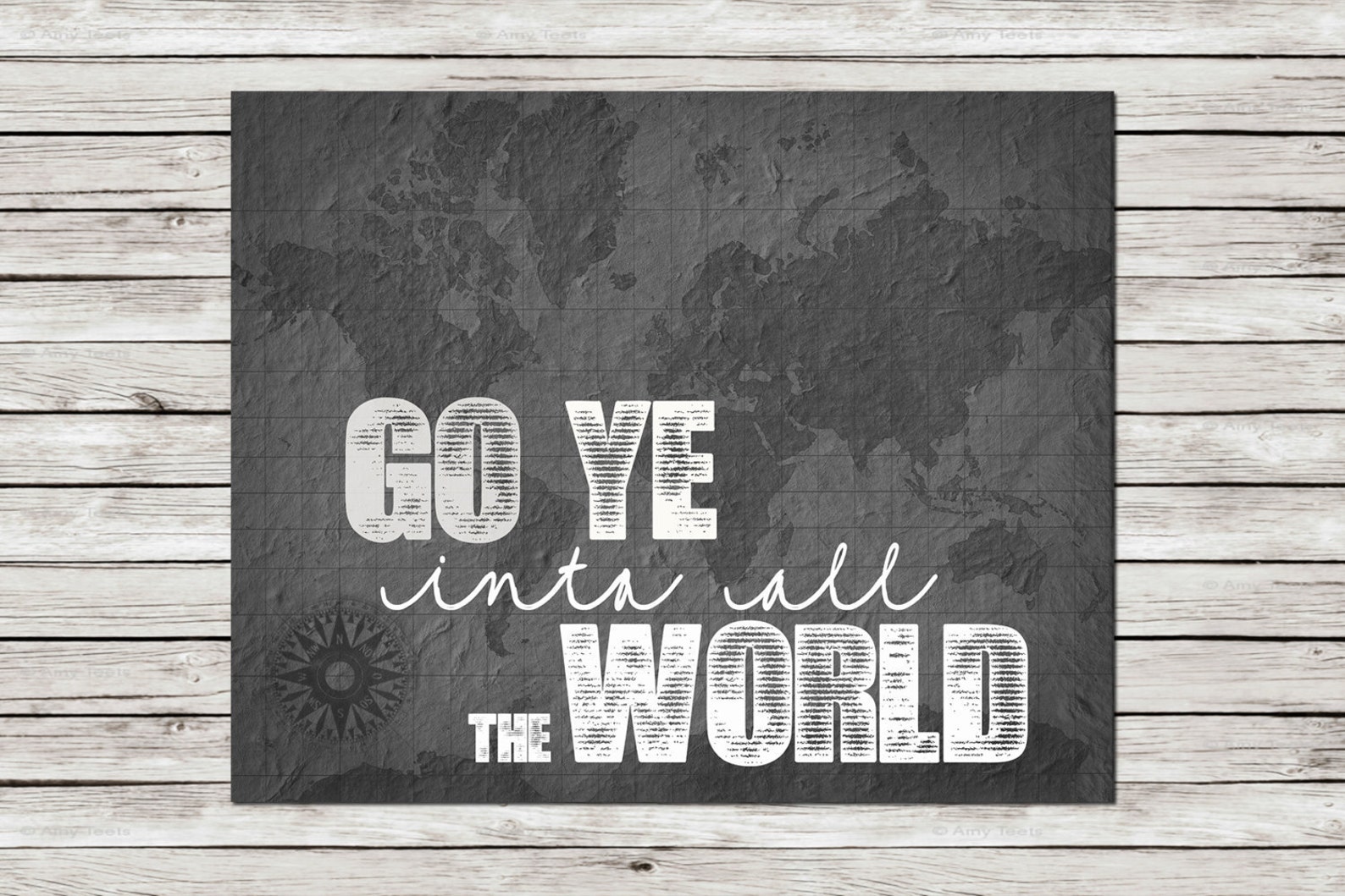 Go Ye Into All the World Printable 8x10 | Etsy