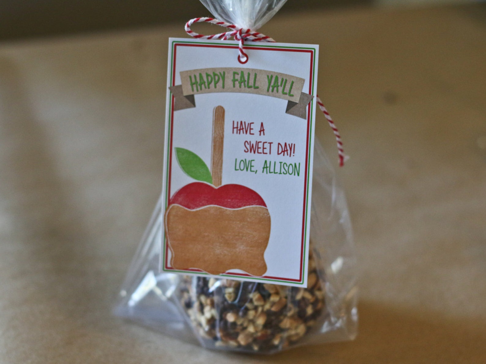 Fall Printable Party Favor - Happy Fall Ya'll - Have a Sweet Day ...