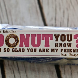 Valentine Printable - DONUT You Know - I'm so Glad You Are My FRIEND ...