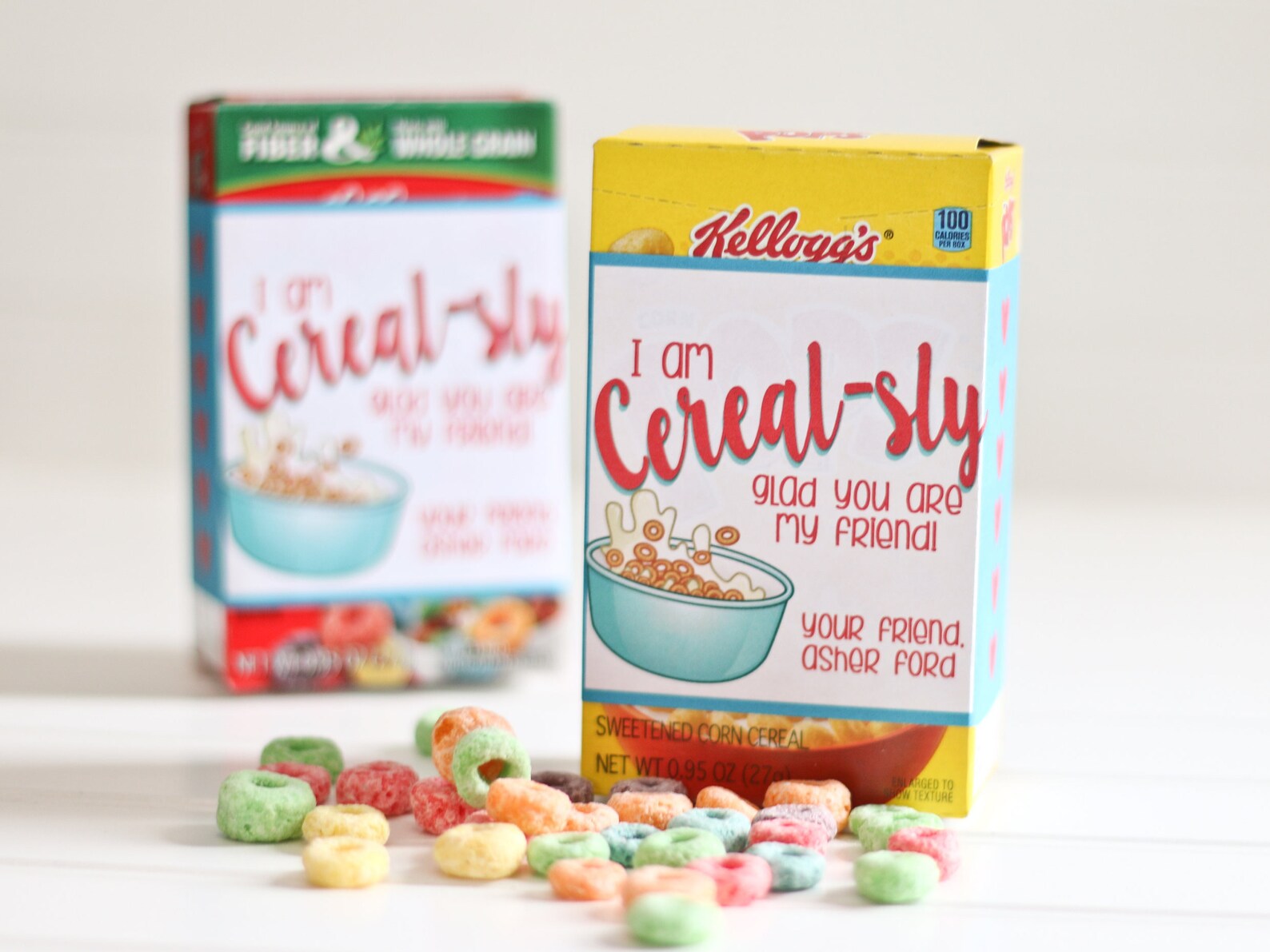 Valentine Printable - I Am "cereal-sly" Glad You Are My Friend ...