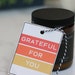 GRATEFUL for You - Gift Tag - Autumn Party Favor - Thanksgiving Gift ...