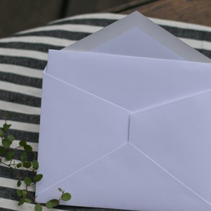Double Envelopes Inner/outer Envelopes Size 5 1/4 X 7 1/4 A7 Envelopes ...
