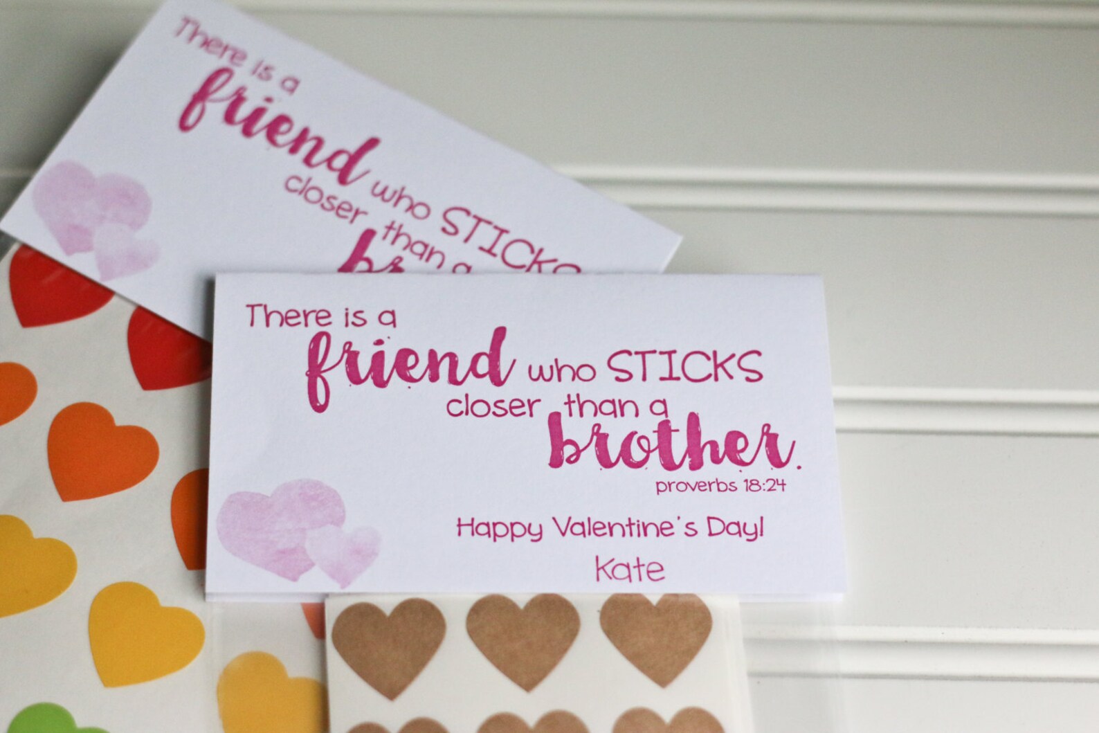 Valentine Printable - There is a FRIEND Who Sticks Closer Than a ...