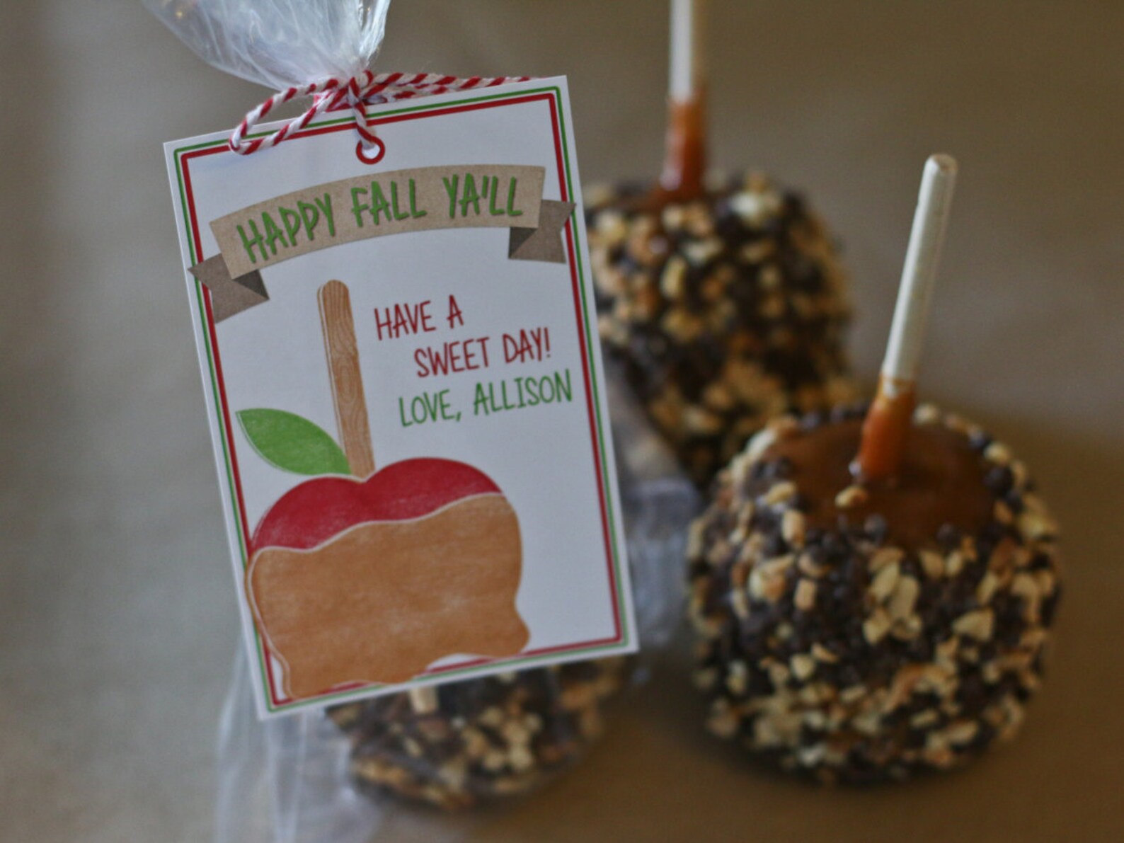 Fall Printable Party Favor - Happy Fall Ya'll - Have a Sweet Day ...