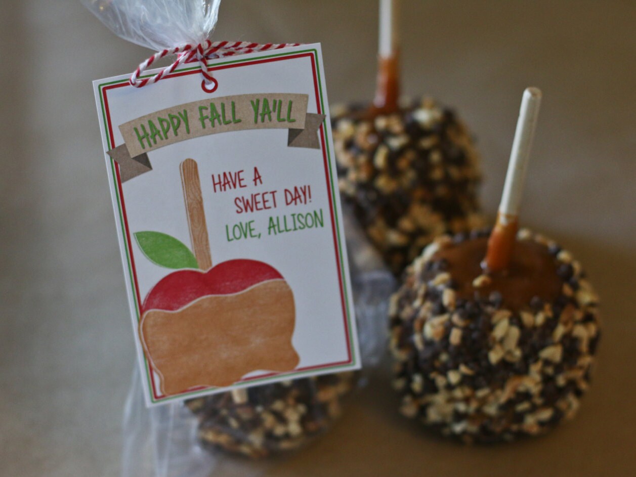 Fall Printable Party Favor - Happy Fall Ya'll - Have a Sweet Day ...