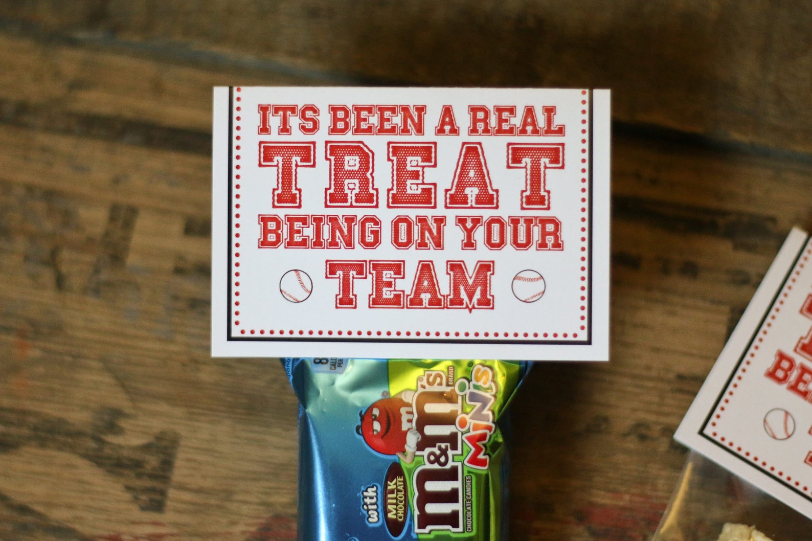 It's Been a Real Treat Being on Your Team Sport Team Rice - Etsy