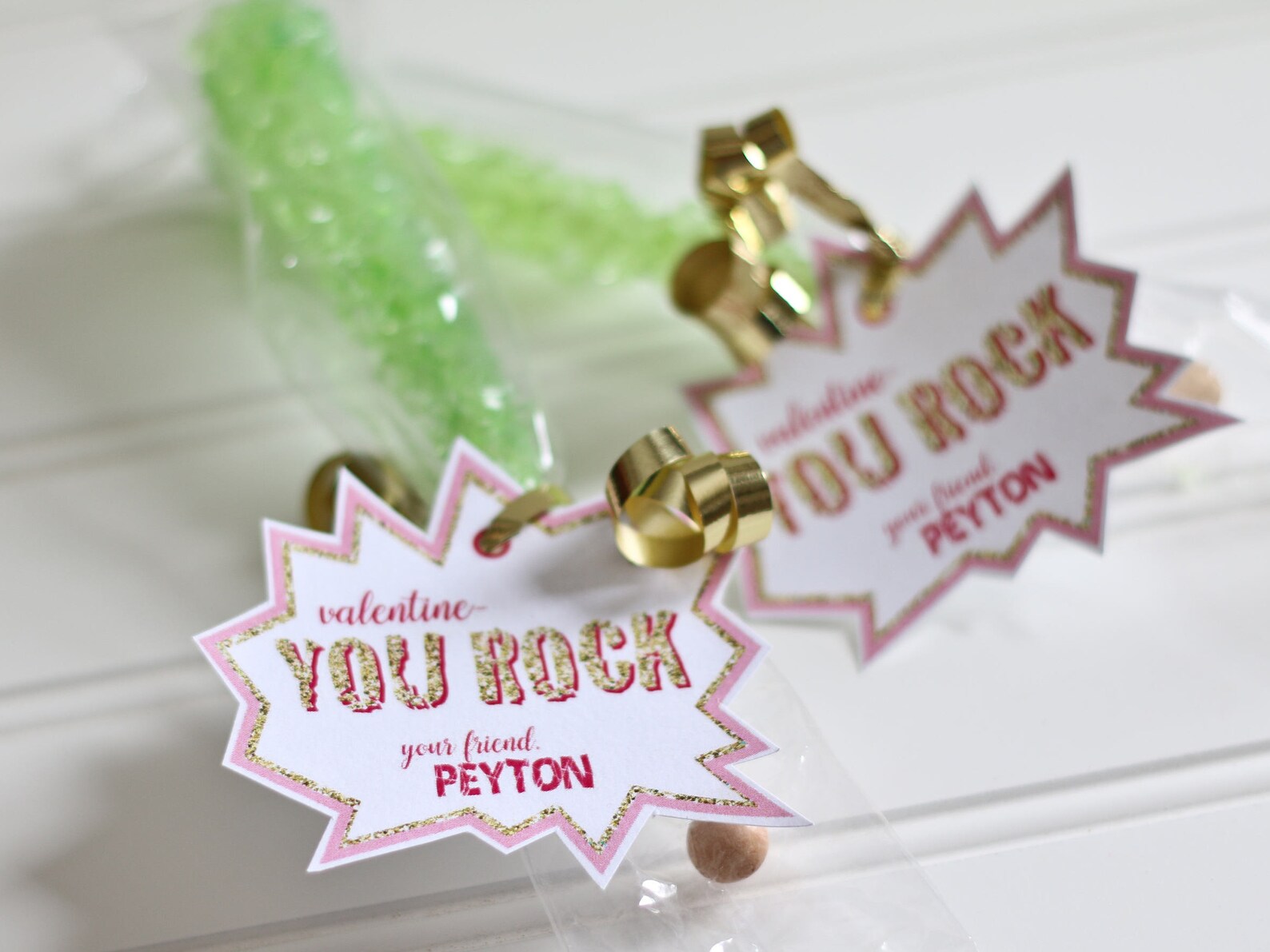 Valentine Printable YOU ROCK Personalized Pop Rocks | Etsy